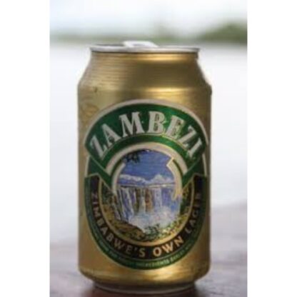 Zambezi Lager Can 330ml - OK Zimbabwe Online Shop