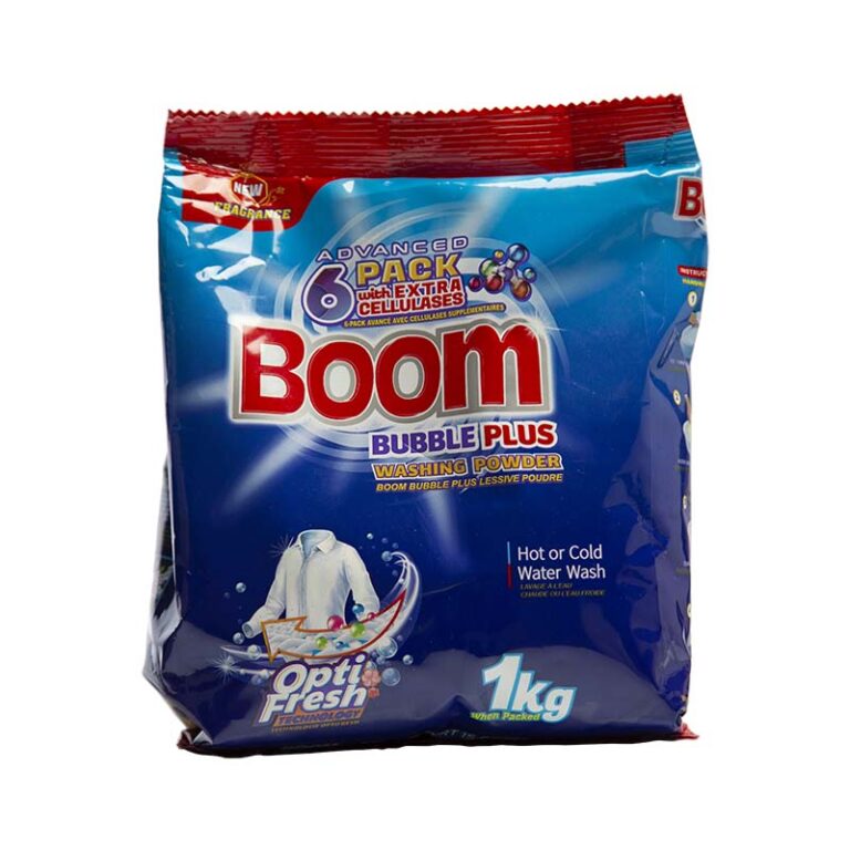 Boom Bubble Plus Washing Powder Opti Fresh 1kg - OK Zimbabwe Online Shop